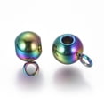 Ion Plating(IP) 304 Stainless Steel Tube Bails Loop Bails Rondelle Bail ...
