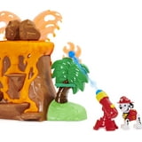 PAW Patrol, Dino Rescue Volcano Playset with Zipline and 3 Exclusive ...