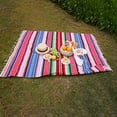 84 X 59 Inch Mexican Serape Blanket Bay Window Blanket, Mexican ...