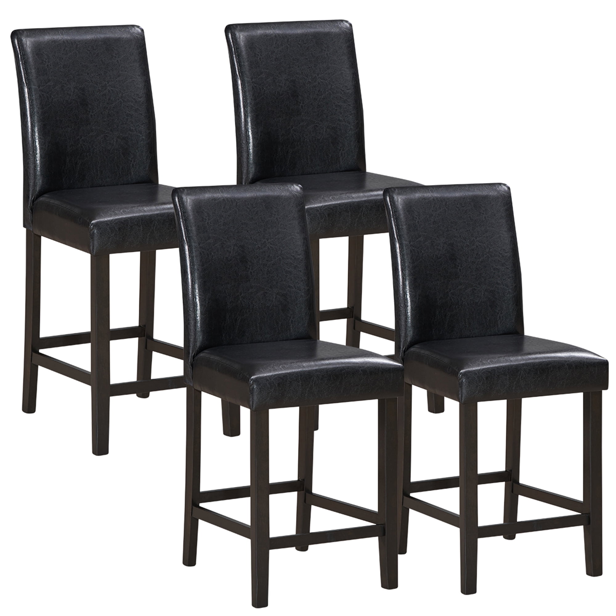 Click here for Gymax Set Of 4 Bar Stools 25inch Counter Height Ba... prices