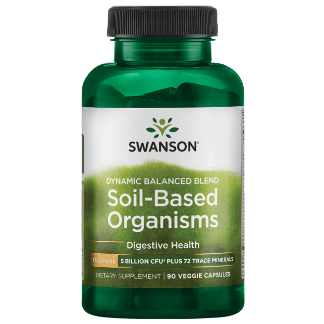 Swanson Soil-based Organisms 5 Billion Cfu 90 Veggie Capsules ...