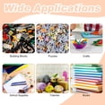 18 Packs Large Storage Bags With Labels 6 Colors Clear Pvc Organizer ...