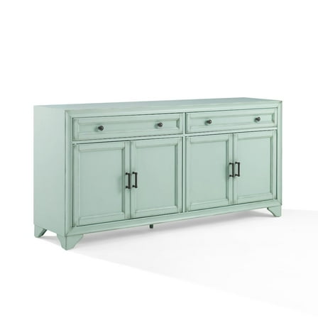 Crosley Furniture Tara 3Pc Sideboard And Pantry Set in Distressed ...