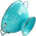 Multi-Purpose 1 Quart Colander/Strainer, Turquoise - Walmart.com