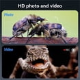 Digital Electronic Microscope Portable 5MP 7Inch Display Photo Video ...