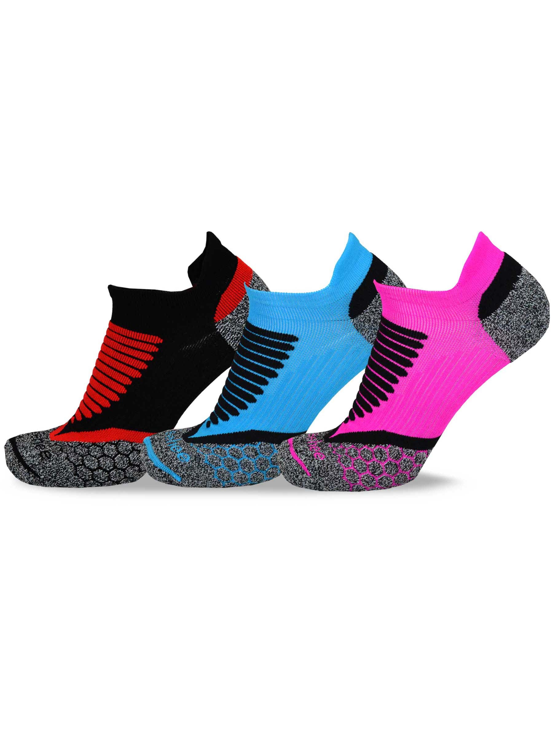 TeeHee Athletic Sports Functional Compression Cushioned Socks 3-Pack ...