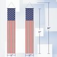 Anley USA Top American Flag Pull-Down Door Banners Porch Signs (2 ...