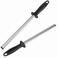 10Inch Kitchen Knife Sharpener Steel Diamond Sharpening Rod Knife ...