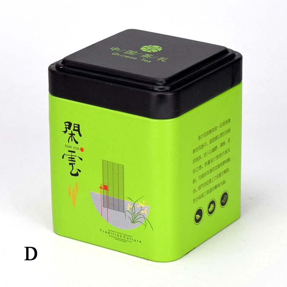 Small Chinese style Sealed Canister Aluminum Metal Kitchen Storage Tea ...