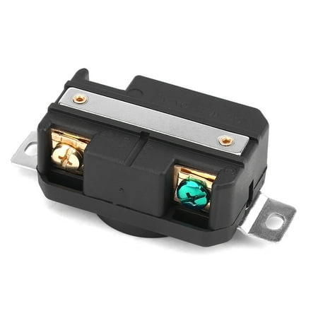 Generator Locking Electrical Receptacle, Female Wall Receptacle, 30A ...