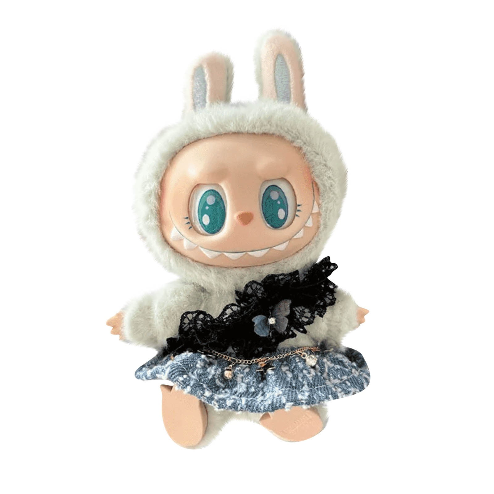 POP MART LABUBU Cute Mini Plush Doll‘S Clothes Outfit Accessories For ...