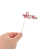 GOOHOCHY Romantic Heart cake Toppers for Wedding Bridal Shower Party ...