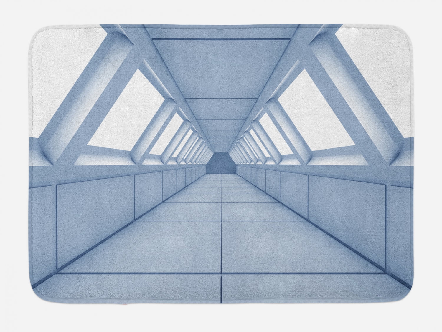Futuristic Bath Mat, Corridor Futuristic Spaceship Inside Technology ...
