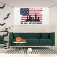 3x6 Ft Never Forget 911 Banner Flag 9/11 Memorial Day Flag Sign ...