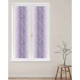 Art Purple Window Privacy Film Vintage White Polka Dots Lavender Purple ...