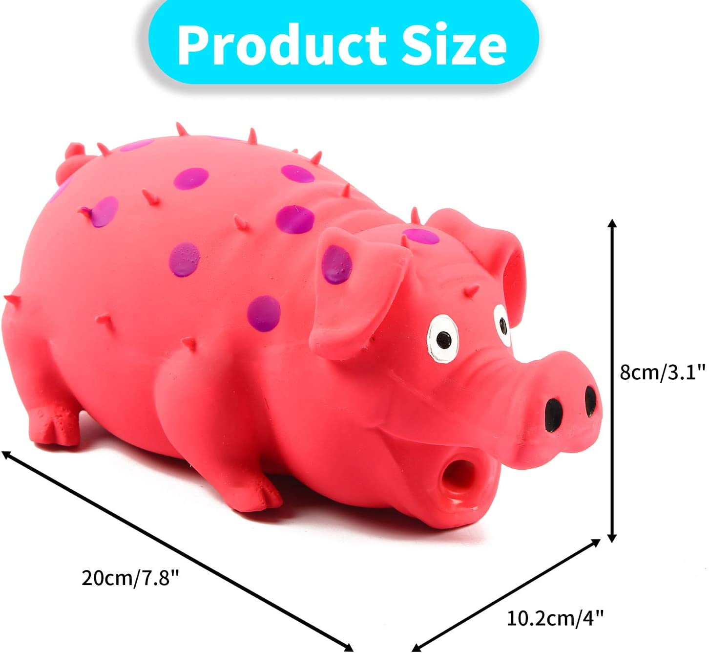 Squeaky Pig Dog Toys, 2 Pack Durable Rubber Pig Philippines | Ubuy