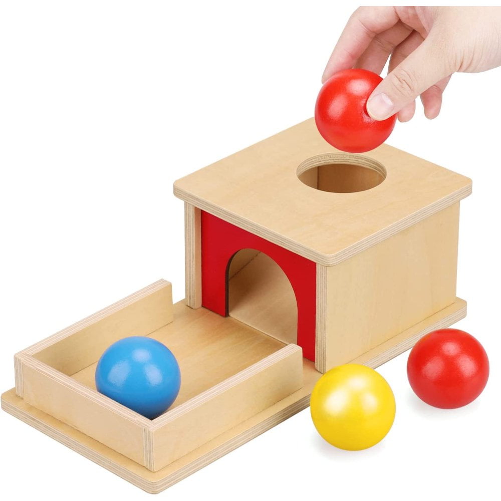 Click here for Ousitaid Object Permanence Box With Tray And 3 Bal... prices