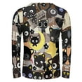 Chococat Mens 3D Print T-Shirt Crewneck Long Sleeve Tee Shirt - Walmart.com