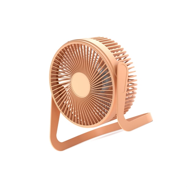 Rotating USB Desk Fan Portable Nightstand Tabletop Cooling Device Quiet ...