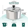 MAGNAWARE Cast Aluminum Dutch Oven - Even Heat Distribution ...