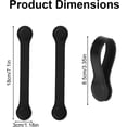 3pcs Leather Towel Clips, Strong Magnetic Towel Holders Kitchen and ...