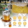 Mesh Beeswax Press Machine, Stainless Steel Honey Extractor, Manual ...