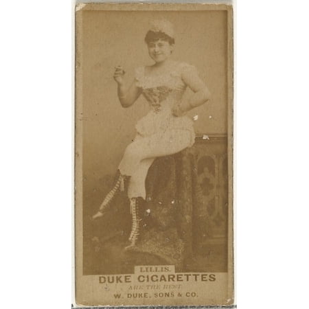 Miss Lillis from the Actors and Actresses series (N145-7) issued by ...
