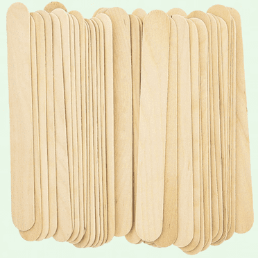 50 Piece Square Craft Sticks Wooden Sticks Soft Balsa Woods for DIY ...
