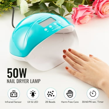 6W Nails Lamp LED Light Potable, Mini Nail Dryer Gel Art Tool - Walmart.com