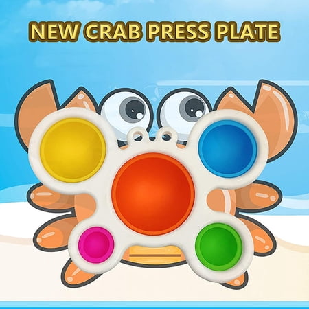 Magicfly Baby Fidget Simple Dimple Toy Crab Sensory Toys Silicone ...