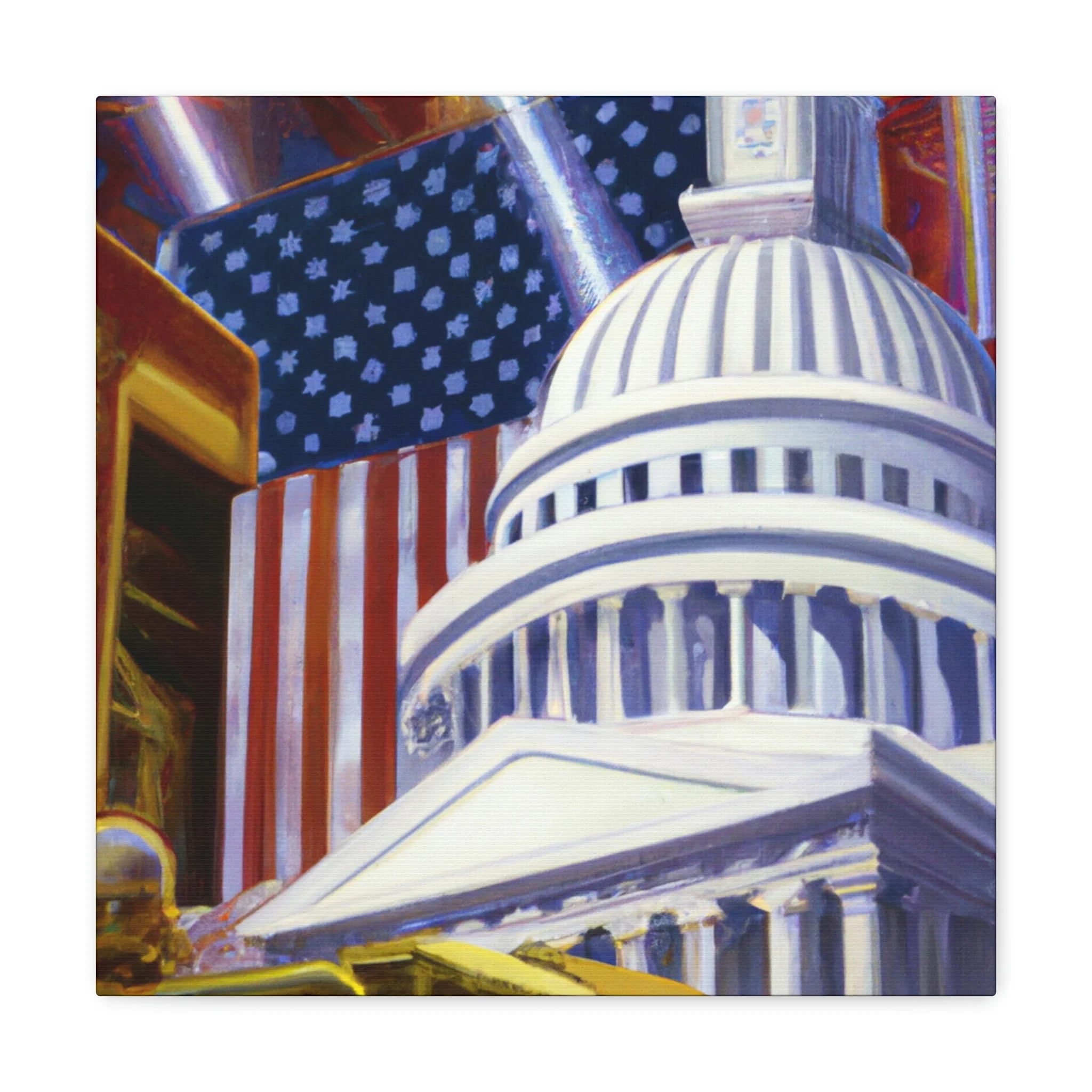 Independence Hall Triumphant - Canvas - Walmart.com