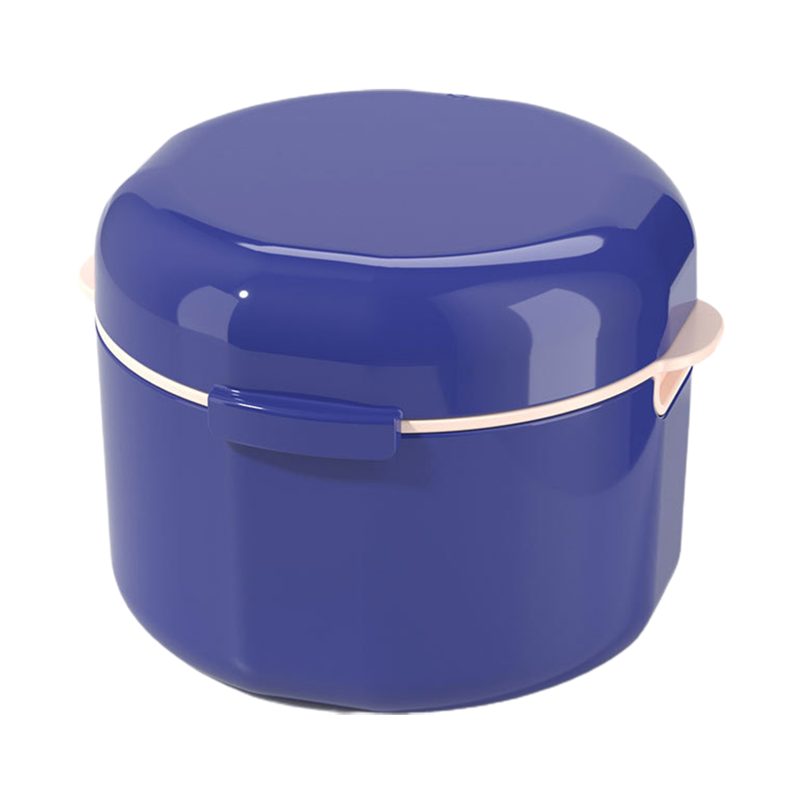 dianhelloya Denture Retainer Case Double Layer Hollow Drain Portable ...