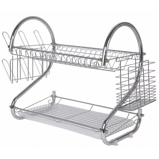 Escurridor Aquila 2 Niveles Acero Cromado Modelo 22 Plata | Walmart en ...