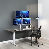 VIVO Gaming Desktop Triple Monitor Adjustable Stand, 3 Screens up to 30 ...