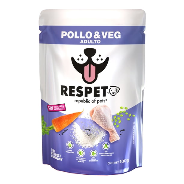 Alimento para Perro Respet Republic of Pets Pollo y Vegetales Adulto ...