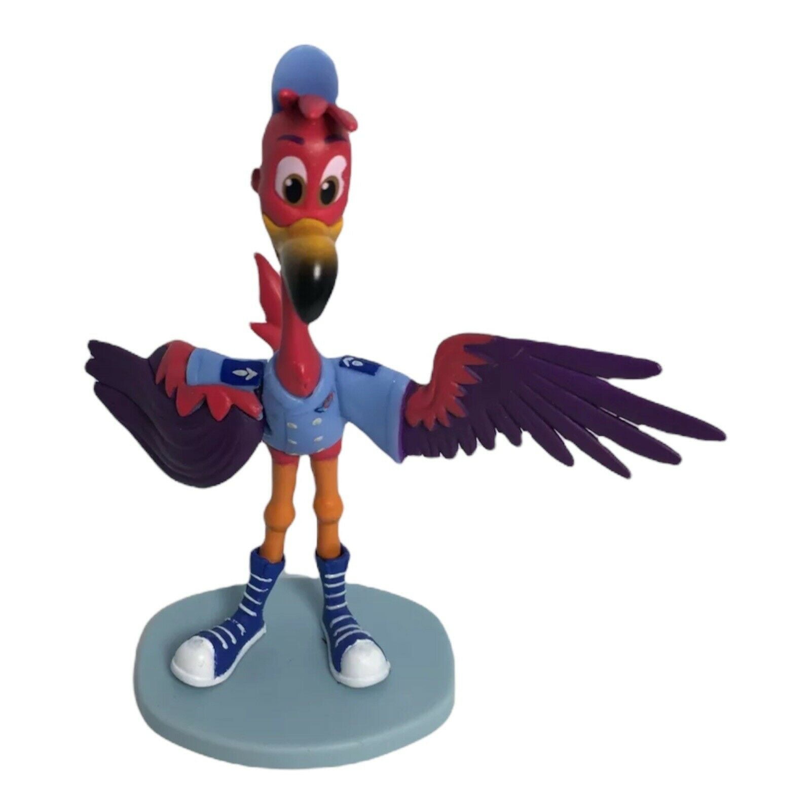 Freddy Flamingo 3" PVC Cake Topper Tiny Tots Transport Disney Figure ...