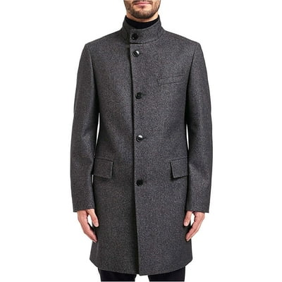 Hugo boss grey overcoat store