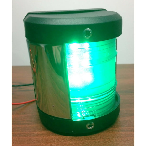 Pactrade marine boat green starboard LED navigation light up to 1 nm 12 ...