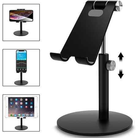 Tablet/Phone Stand, Universal Multi-Angle & Height Adjustable Stand ...