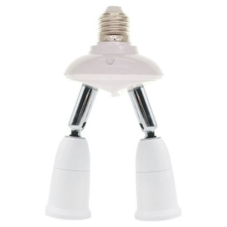 E27 Splitter 220V 3A Lamp Outlet Conversion Bulb Socket Converter Light ...