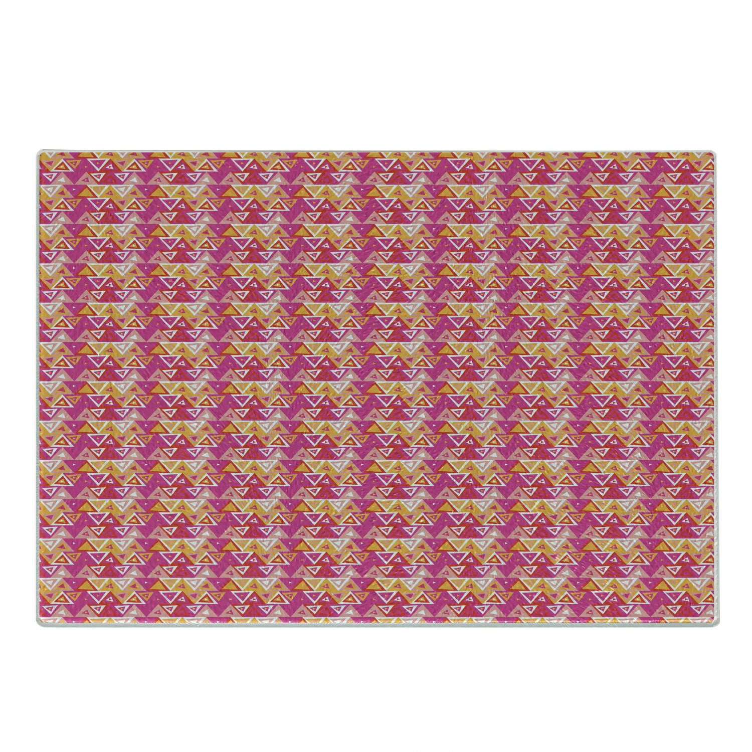 Geometric Cutting Board, Abstract Triangles Pattern with Modern Design ...
