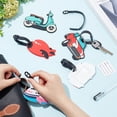 5 Styles Travel Luggage Tags Cartoon Style Vehicle Suitcase Name Tags ...