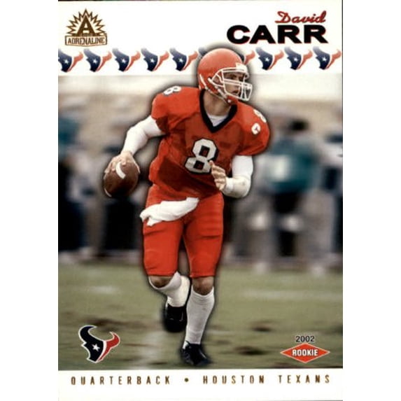 2002 Pacific Adrenaline #112 David Carr RC NFL Football Trading Card ...