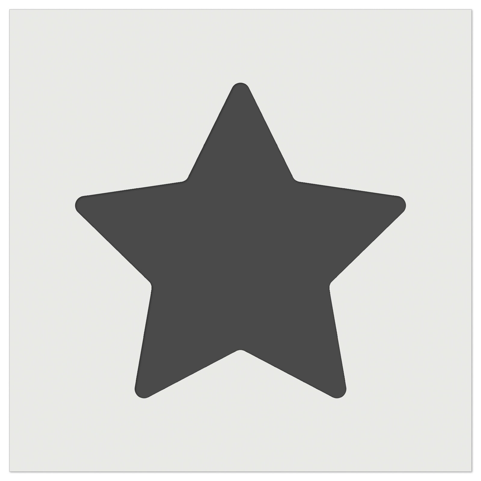 Star Shape Excellent DIY Cookie Wall Craft Stencil - 3.5 Inch - Walmart.com