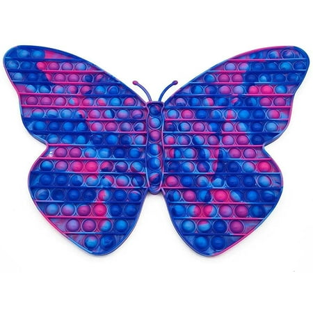 Jumbo Pop Fidgets 45cm 17.7in Giant Big Size Butterfly Popper Fidget ...