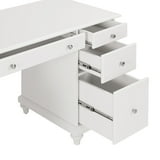 Crosley Palmetto Computer Desk, White - Walmart.com