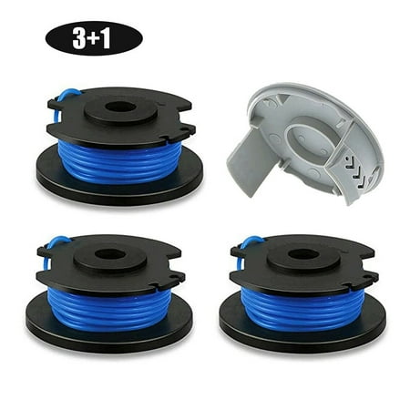 Spool Line +Cap Replacement Ac14Rl3A For Ryobi Lawn Mower Strimmer ...
