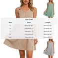 HTNBO Women's Striped V Neck Sleeveless Mini Dress, Metal Ring Strap ...