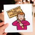 3drose, Funny Humorous Woman Girl with a Sign Will Work for Pancakes, 6 ...