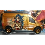 Hot Wheels Premium Real Riders Metal (2020) Gold Mercedes-Benz Sprinter ...